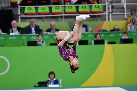Yi Mao Competes Floor Exercise During Editorial Stock Photo - Stock ...
