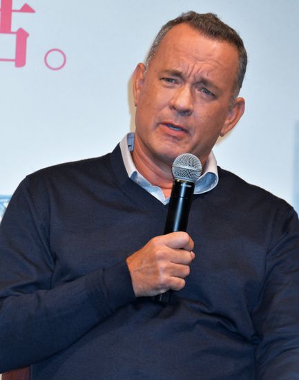 Actor Tom Hanks Attends Press Conference Editorial Stock Photo - Stock ...