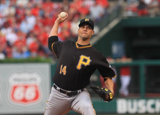 Pittsburgh Pirates Starting Pitcher Ryan Vogelsong Editorial Stock ...