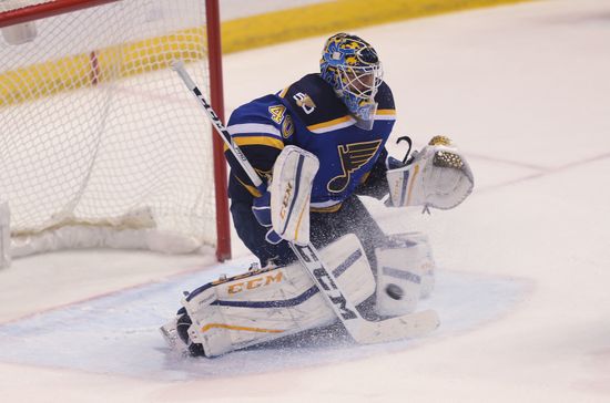 St Louis Blues Goaltender Carter Hutton Editorial Stock Photo - Stock ...