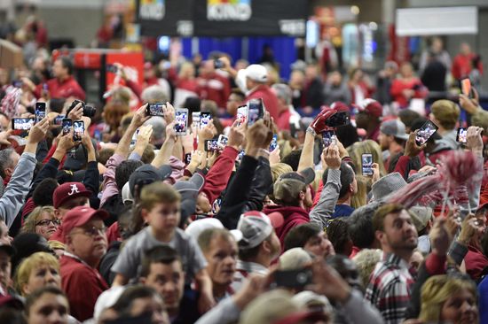Alabama Fans Participate Team Walk Fan Editorial Stock Photo - Stock ...