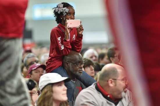 Alabama Fans Participate Team Walk Fan Editorial Stock Photo - Stock ...