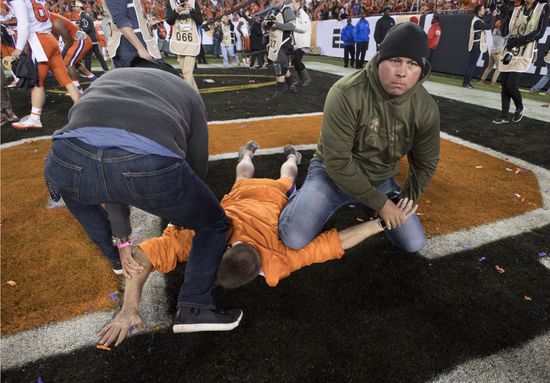 Fan Arrested After Running Onto Field Editorial Stock Photo - Stock ...