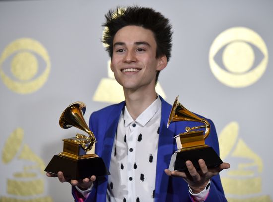 Jacob Collier Appears Backstage His Awards Editorial Stock Photo ...