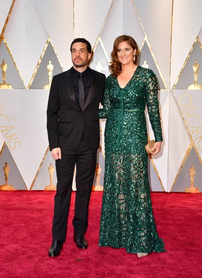 Ezra Edelman Caroline Waterlow Arrive On - Foto de stock de contenido ...