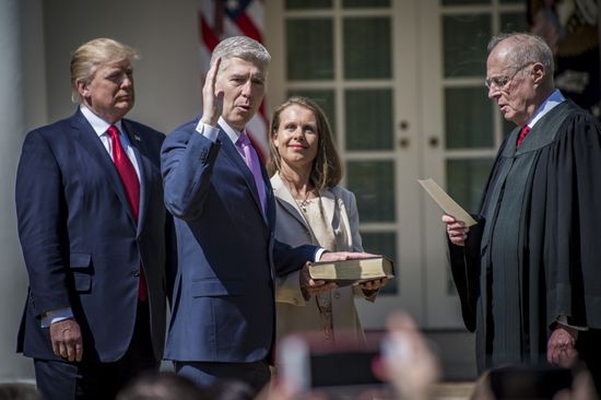Neil Gorsuch Turns His Children Audience Editorial Stock Photo - Stock ...