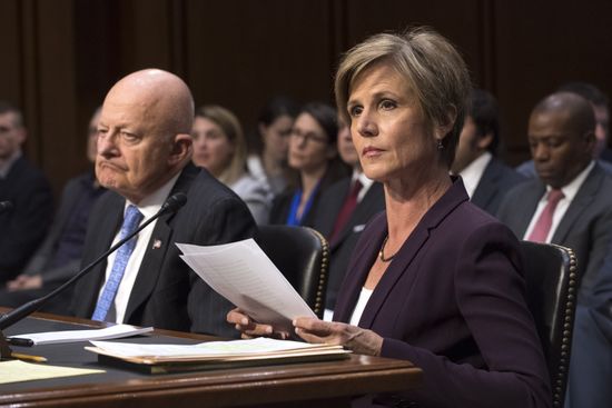 Sally Yates Former Acting Attorney General Editorial Stock Photo ...