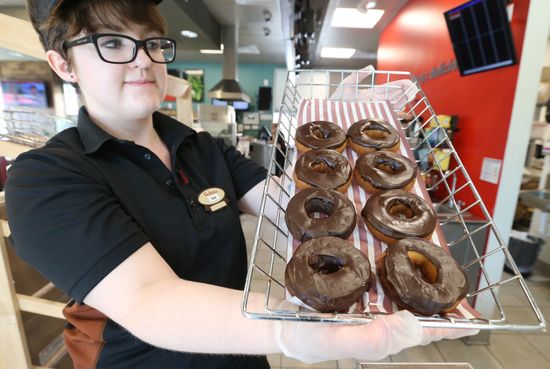 Counter Staff Employee Nat Clemons Displays Editorial Stock Photo ...