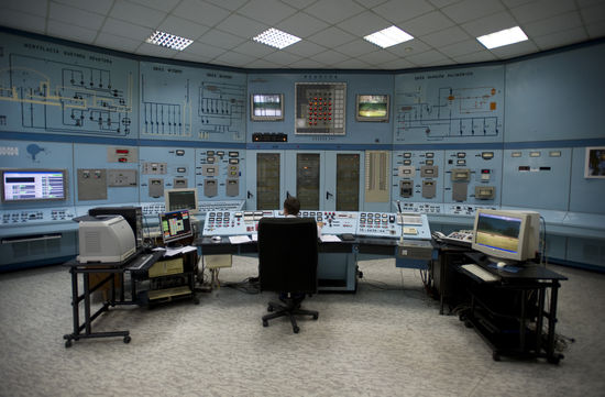 Inside Control Room Maria Research Reactor Editorial Stock Photo ...