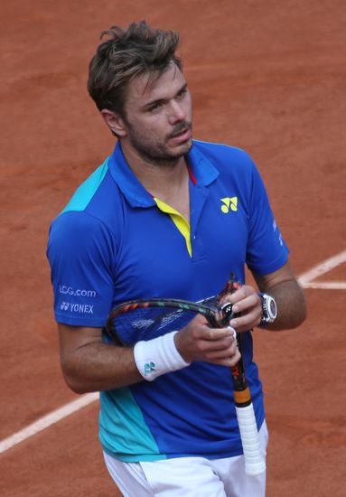 Stan Wawrinka Switzerland Breaks His Racket Editorial Stock Photo ...