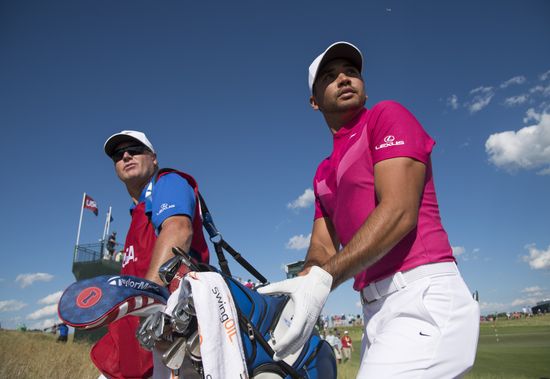 Jason Day His Caddie Col Swatton Editorial Stock Photo - Stock Image ...