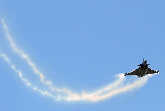Dassault Rafale Fighter Aircraft Takes Sky Editorial Stock Photo ...