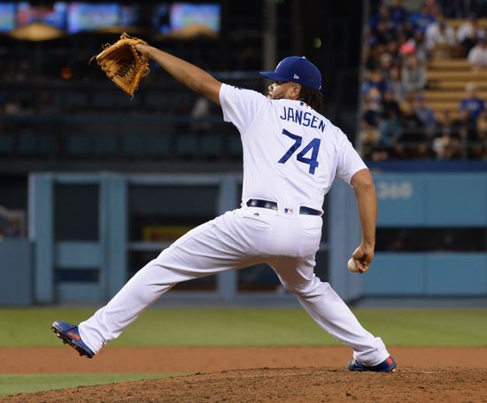 Los Angeles Dodgers Closing Pitcher Kenley Editorial Stock Photo ...