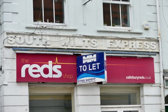 Empty Retail Units Still Familiar Sign Editorial Stock Photo - Stock ...