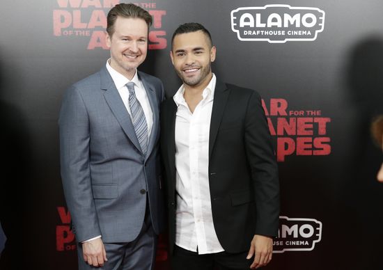Gabriel Chavarria Matt Reeves Arrive On Editorial Stock Photo - Stock ...