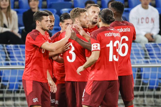 Goal Jubilation Switzerland 10 By Steven Editorial Stock Photo - Stock ...