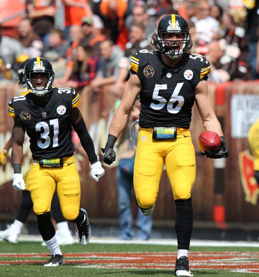 Pittsburgh Steelers Anthony Chickillo Celebrates After Editorial Stock ...