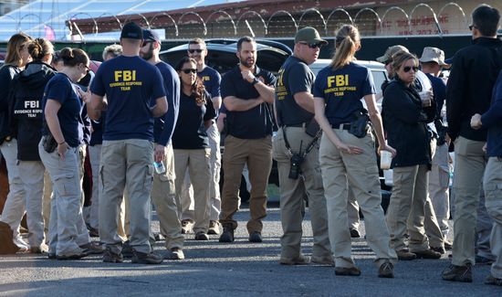 Fbi Agents Prepare Enter Site Sundays Editorial Stock Photo - Stock ...