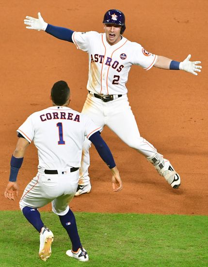 Houston Astros Alex Bregman 2 Celebrates Editorial Stock Photo - Stock ...