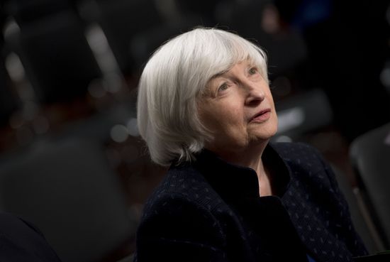 Federal Reserve Chair Janet Yellen Prior Editorial Stock Photo - Stock ...
