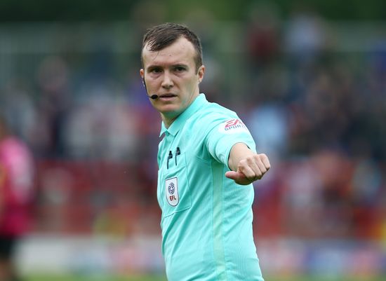 Referee Mr Antony Coggins Editorial Stock Photo - Stock Image ...
