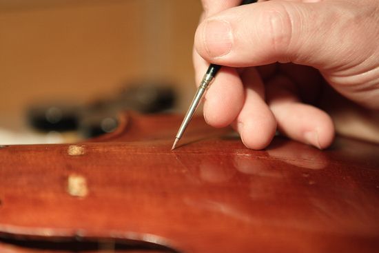 Luthier Work His Workshop Luthier Craftsperson Editorial Stock Photo ...
