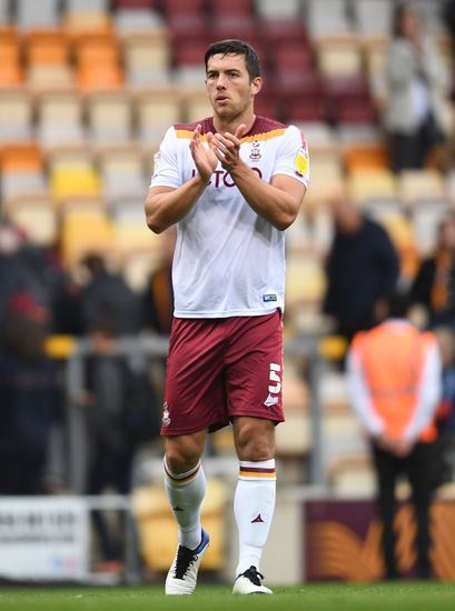 Niall Canavan Bradford City Applauds Fans Editorial Stock Photo - Stock ...