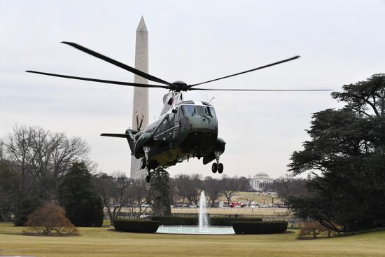 Marine One President Donald Trump Aboard Editorial Stock Photo - Stock ...