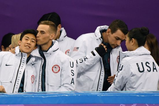 Members Usa Figure Skating Team Celebrate Editorial Stock Photo - Stock ...