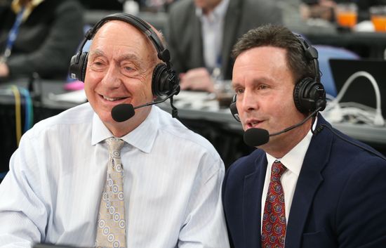 Espn Broadcasters Dick Vitale Karl Ravech Editorial Stock Photo - Stock ...