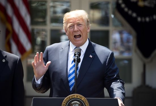 President Donald Trump Outlines His Administrations Editorial Stock ...