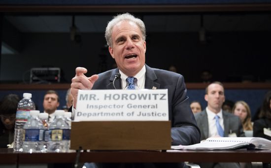 Michael Horowitz Inspector General Justice Department Editorial Stock ...