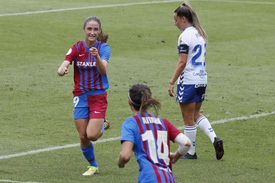 Bruna Vilamala 19 Barcelona Celebrating First Editorial Stock Photo ...