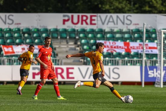 Newport Countys Midfielder Ed Upson 4 Editorial Stock Photo - Stock ...