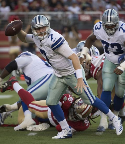 Dallas Cowboys Qb Cooper Rush 7 Editorial Stock Photo - Stock Image ...