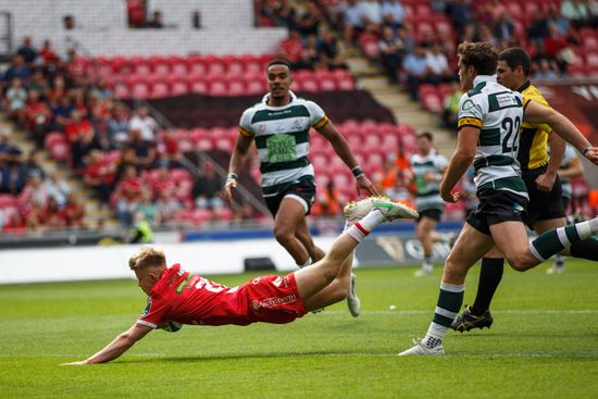 Archie Hughes Scarlets Scores Try Editorial Stock Photo - Stock Image ...