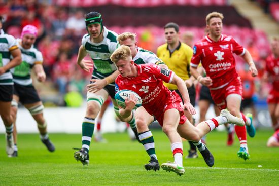 Archie Hughes Scarlets Scores His Second Editorial Stock Photo - Stock ...