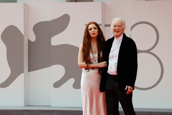 Jimmy Page His Partner Poet Performer Editorial Stock Photo - Stock ...