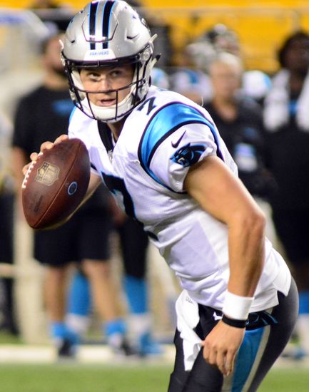 Carolina Panthers Quarterback Kyle Allen 7 Editorial Stock Photo ...