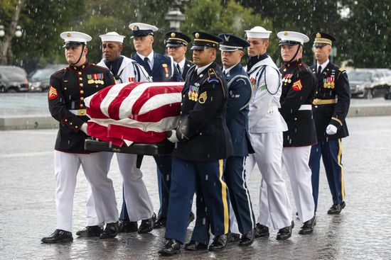 Joint Service Members Military Casket Team Editorial Stock Photo ...