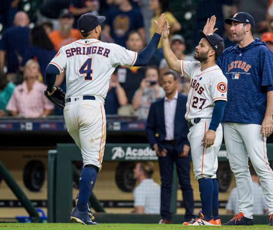 George Springer Jose Altuve Justin Verlander Editorial Stock Photo - Stock Image | Shutterstock