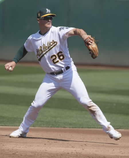 Oakland Third Baseman Matt Chapman Throws Editorial Stock Photo - Stock ...