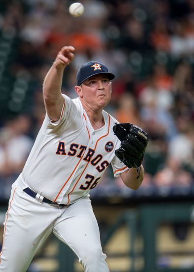Houston Astros Pitcher Will Harris Throws Editorial Stock Photo - Stock ...