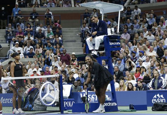 Serena Williams During Argument Chair Umpire Editorial Stock Photo ...