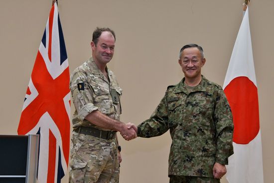 Heads Jgsdf Fuji School Lieutenant General Editorial Stock Photo ...