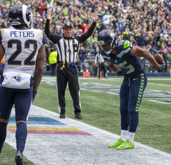Seattle Seahawks Wide Receiver Tyler Lockett Editorial Stock Photo ...