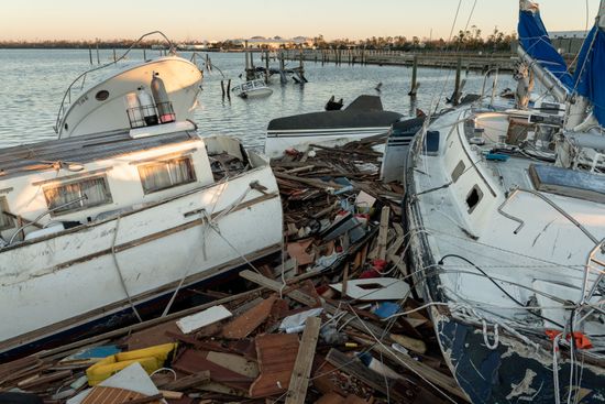 Damaged Dock Well Sail Power Boats Editorial Stock Photo - Stock Image ...
