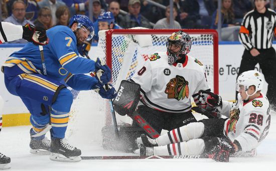 Chicago Blackhawks Henri Jokiharju Finland Slides Editorial Stock Photo ...