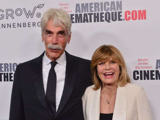 Actor Sam Elliott His Wife Actress Editorial Stock Photo - Stock Image ...