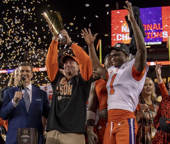 Clemson Tiger Head Football Coach Dabo Editorial Stock Photo - Stock ...